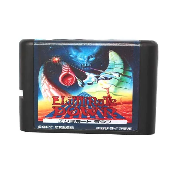 Eliminate Down 16 Bit Md Game Card For Sega Mega Drive For Genesis ...