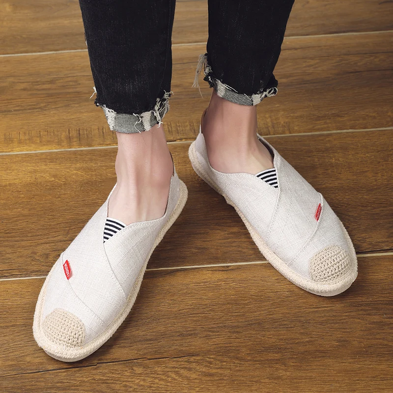 Купить PUPUDA Эспадрильи мужские Летние Удобные повседневные туфли для ...