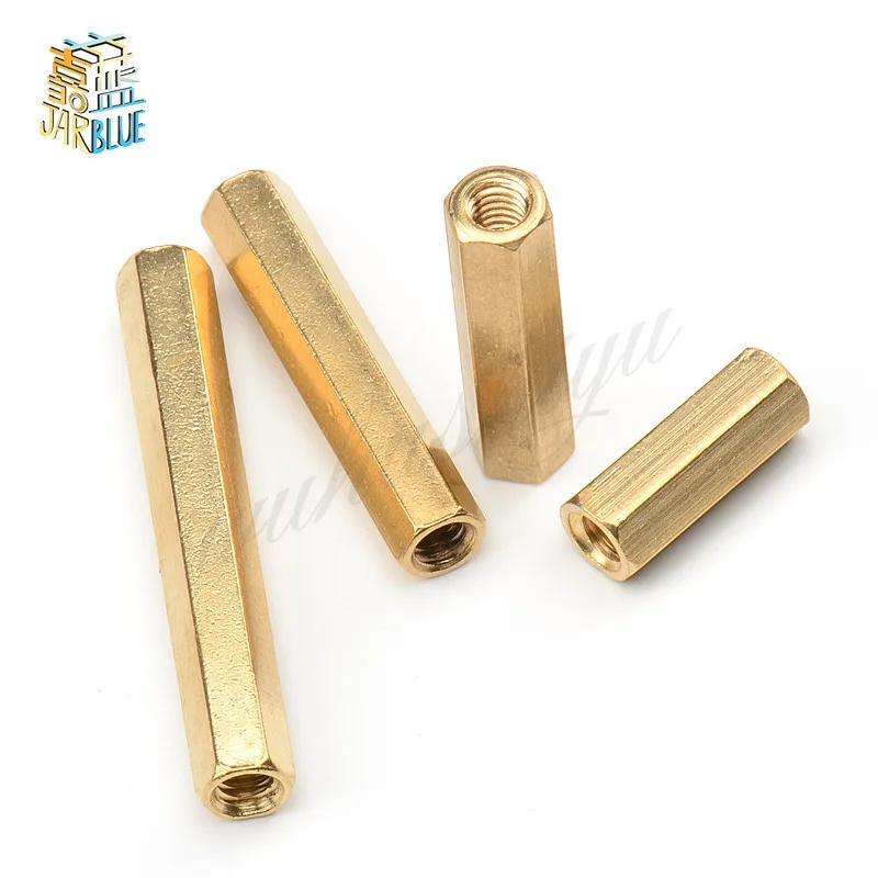 20PCS/LOT M3 Hex Screw M3 Female Hexagonal Brass PCB Standoffs Spacers ...