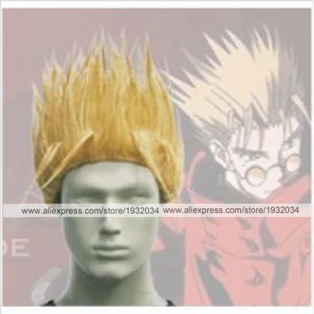Free Shipping Fashion Trigun Vash The Stampede Cosplay Wig Styled ...