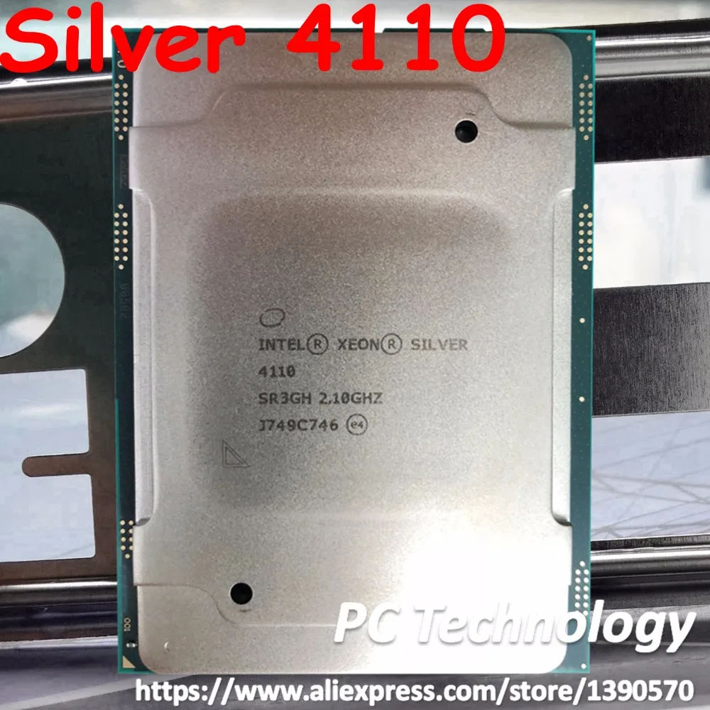 Original-Intel-Xeon-Silver-4110-SR3GH-Silver4110-Processor-11M-Cache-2 ...
