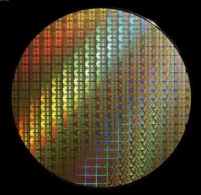 12 Inch Silicon Wafer Integrated Circuit Uncut Geek Toy Ornament Single ...