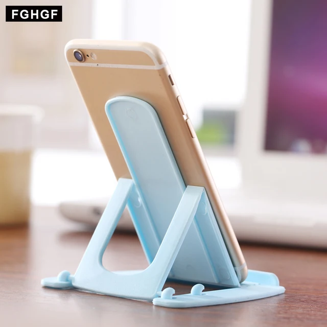New Folding Plastic Mobile Phone Holder Creative Cute Candy Mini ...
