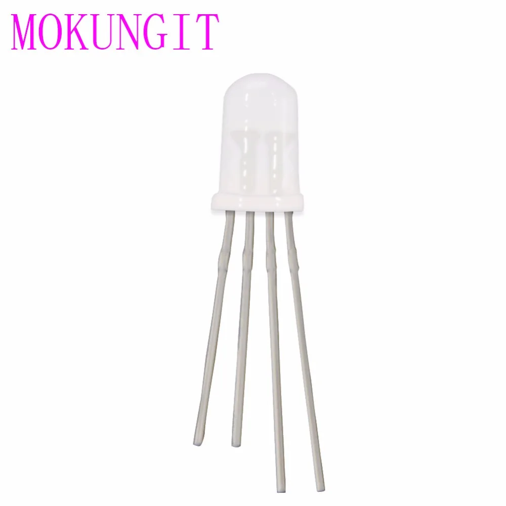 Fast shipping 1000PCS DC5V PL9823 F5 5mm F8 8mm Round RGB LED P9823 ...