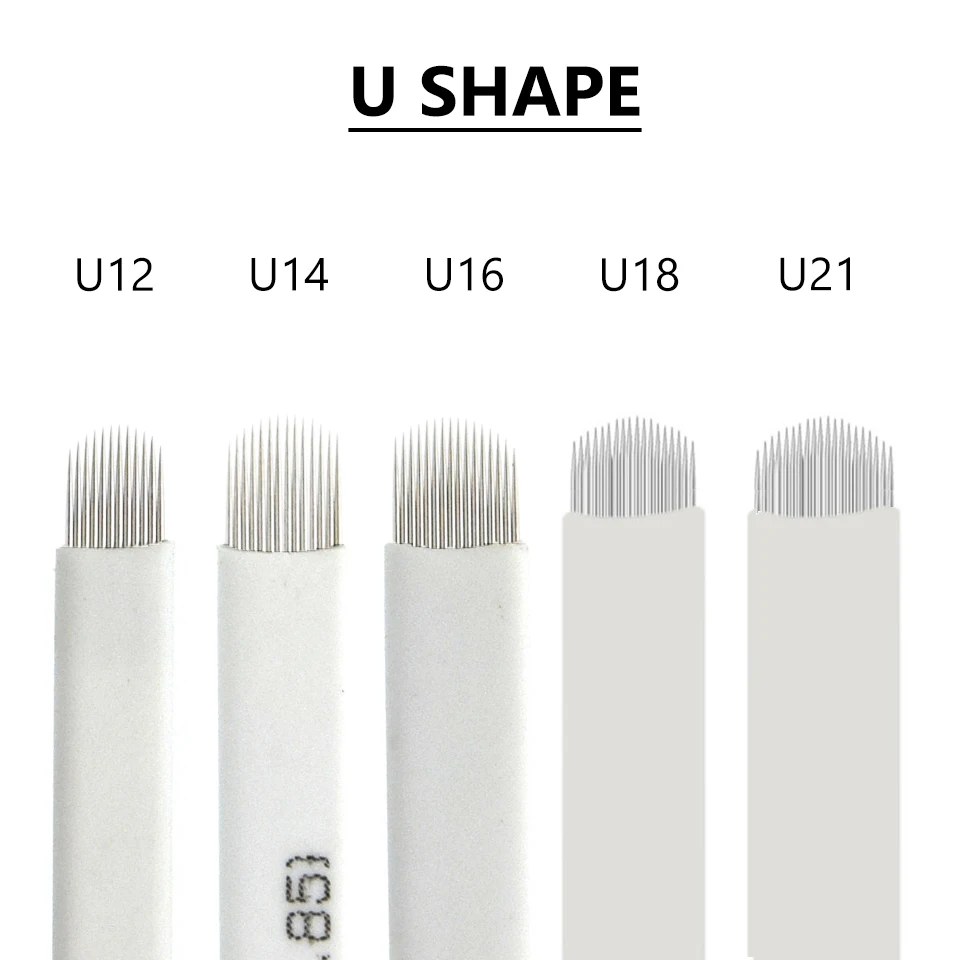 Embroidery Needle U Shape U12/u14/u16/u18/u21 Eyebrow Tattoo ...