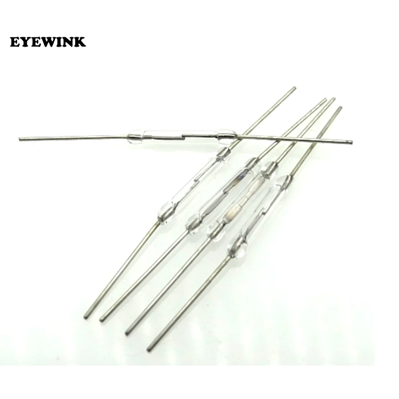 10pcs N/O Reed switch Magnetic Switch 2 * 14mm Normally Open Magnetic ...