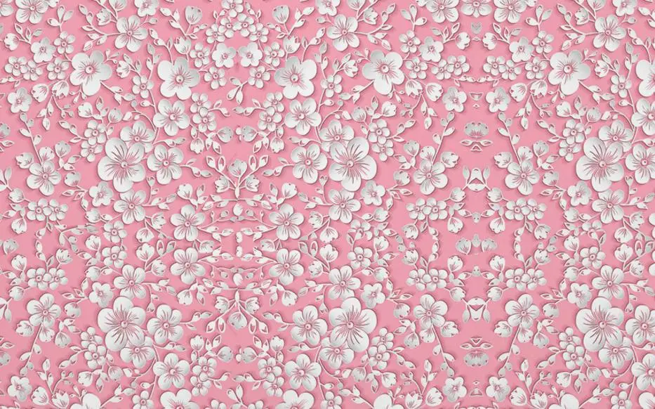 Pink Lace Desktop Wallpaper