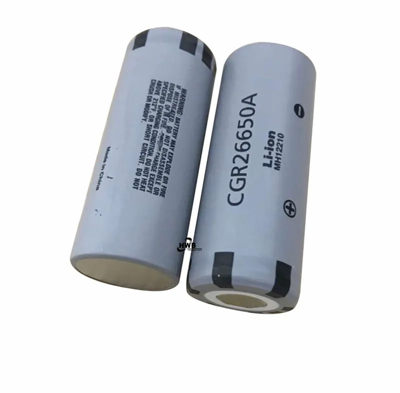 2pcs New Panasonic Original 26650 CGR26650A 3.7V 2650mAh Li ion ...
