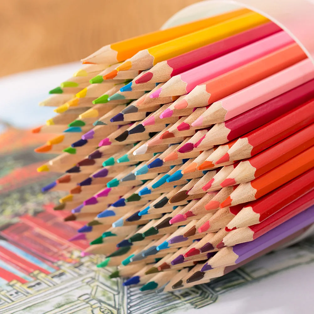 Colour Pencil 120 Colors Oil Based Colored Pencils Safe Non Toxic 