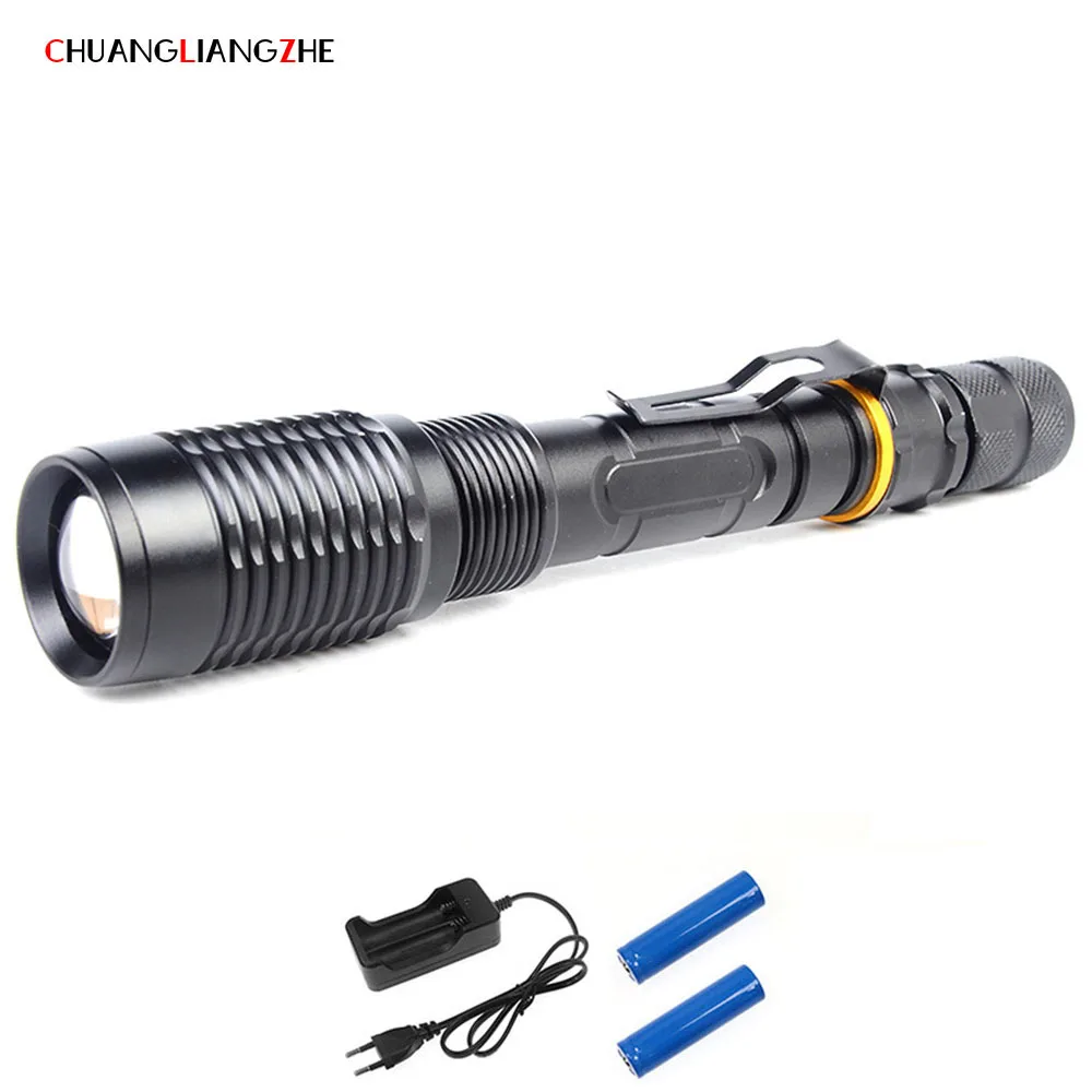 CHENGLIANGZHE Flashlight Glare 18650 Super Bright Waterproof ...