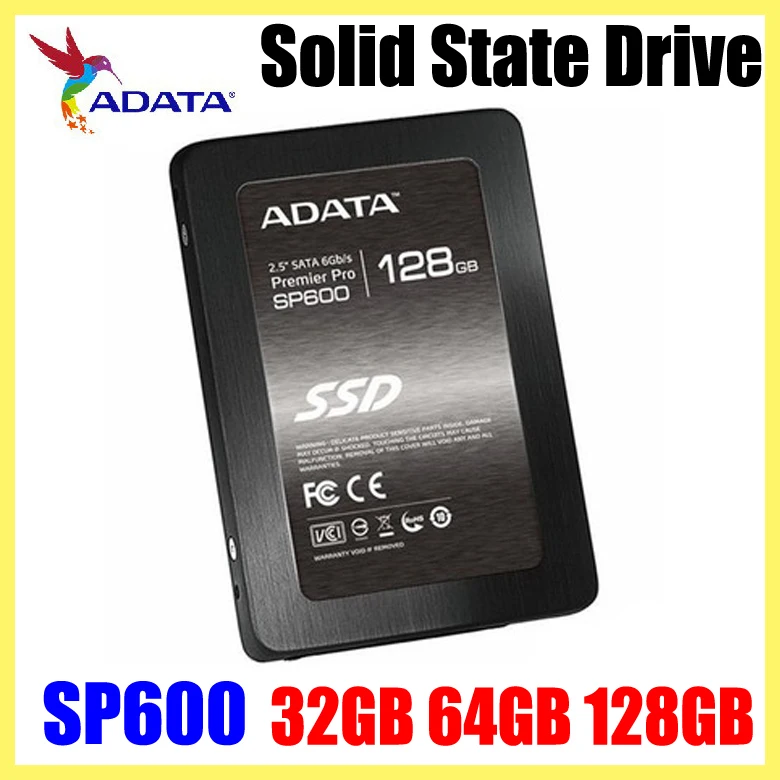 Adata Ssd 32 기가바이트 64 기가바이트 128 기가바이트 Sp600 솔리드 스테이트 드라이브 고체 하드 디스크 Hd 하드 드라이브 디스크 Sata3 Ssd 디스크