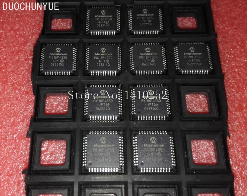 10 unids/lote PIC18F4550 I/PT PIC18F4550 18F4550 MCU 8BIT 32KB FLASH ...