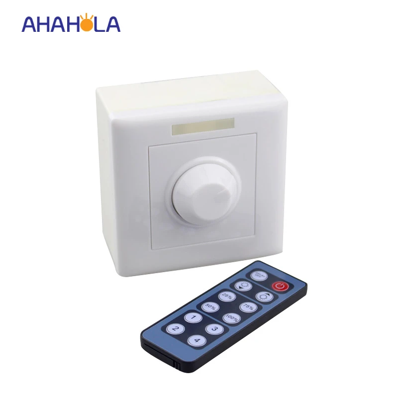 Ir wireless remote control pwm led dimmer 12v 24v switch for 3528 5050 ...
