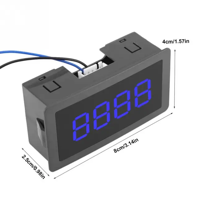 DC LED Digital Counter Display 4 Digit Contador 0 9999 Up/Down Plus ...