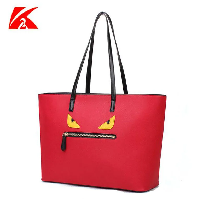 Women Designer Handbag Famous Brand Monster bag Fashion Women Leather ...