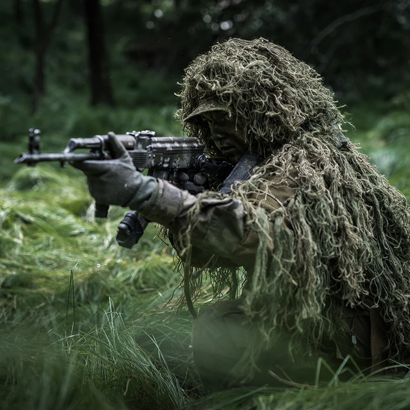 Durable Breathable Mesh Lining Jungle Camouflage Net Hunting Sniper ...