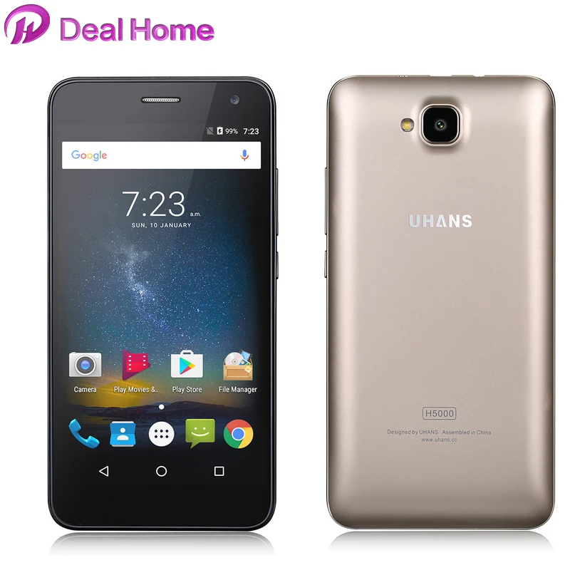 In stock! Original Uhans H5000 4G FDD LTE MTK6737 4500mAh 5.0" 3GB Ram+ ...