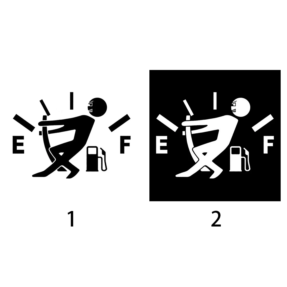 1pc Pull Fuel Tank Pointer Car Sticker Fuel Gage Vehicle Door Graphics ...