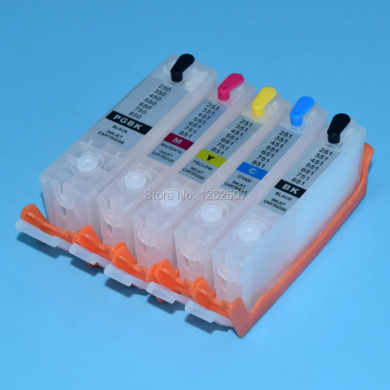 PGI-750-CLI-751-Refill-Ink-Cartridge-For-Canon-MG5470-5570-5670-6370 ...