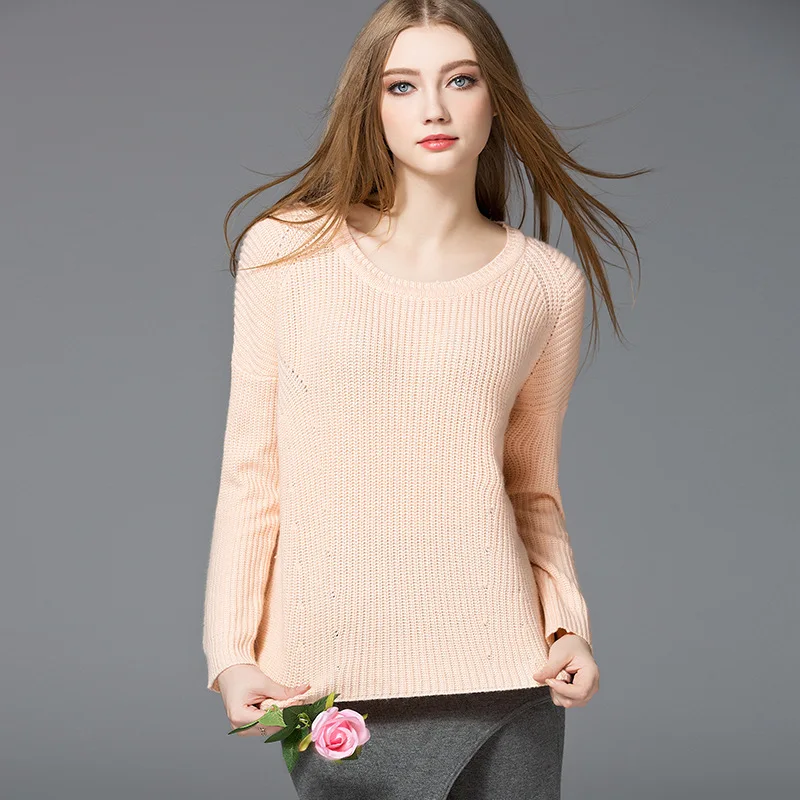 2016 Autumn Winter Women Fashion Sweaters And Pullovers Hollow Out