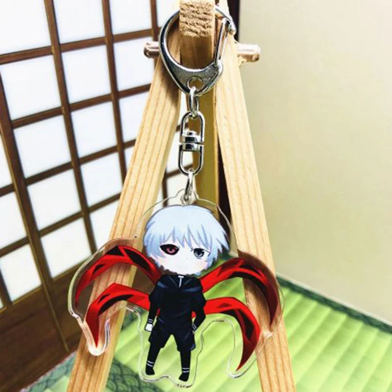 16 Styles Acrylic Keychain Anime Tokyo Ghoul Kaneki Ken Kirishima Touka ...