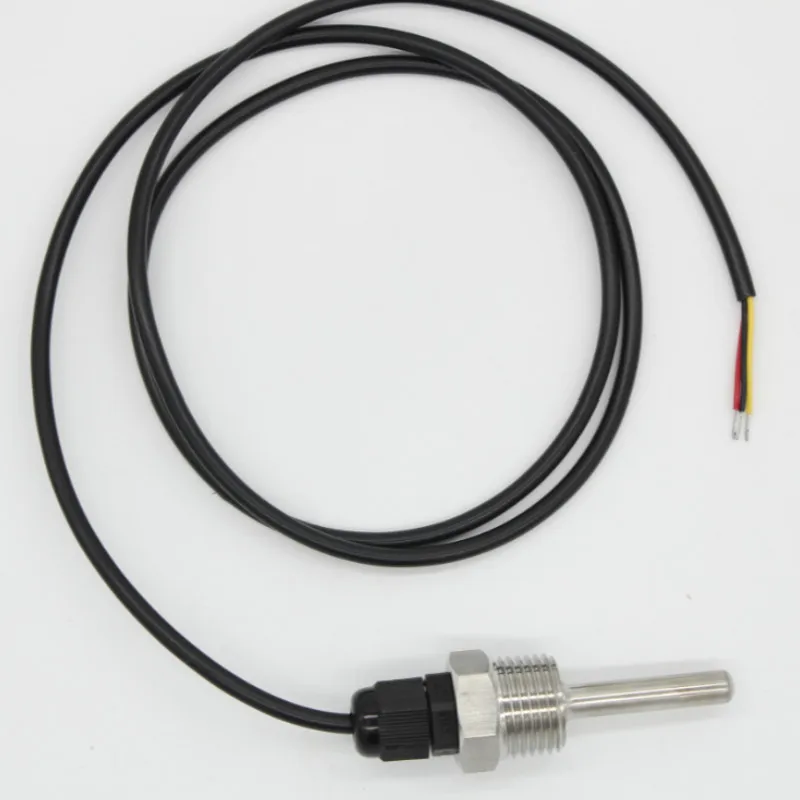 Pt1000 Housing Platinum Resistance Temperature Sensor G1/2 Thread Probe ...