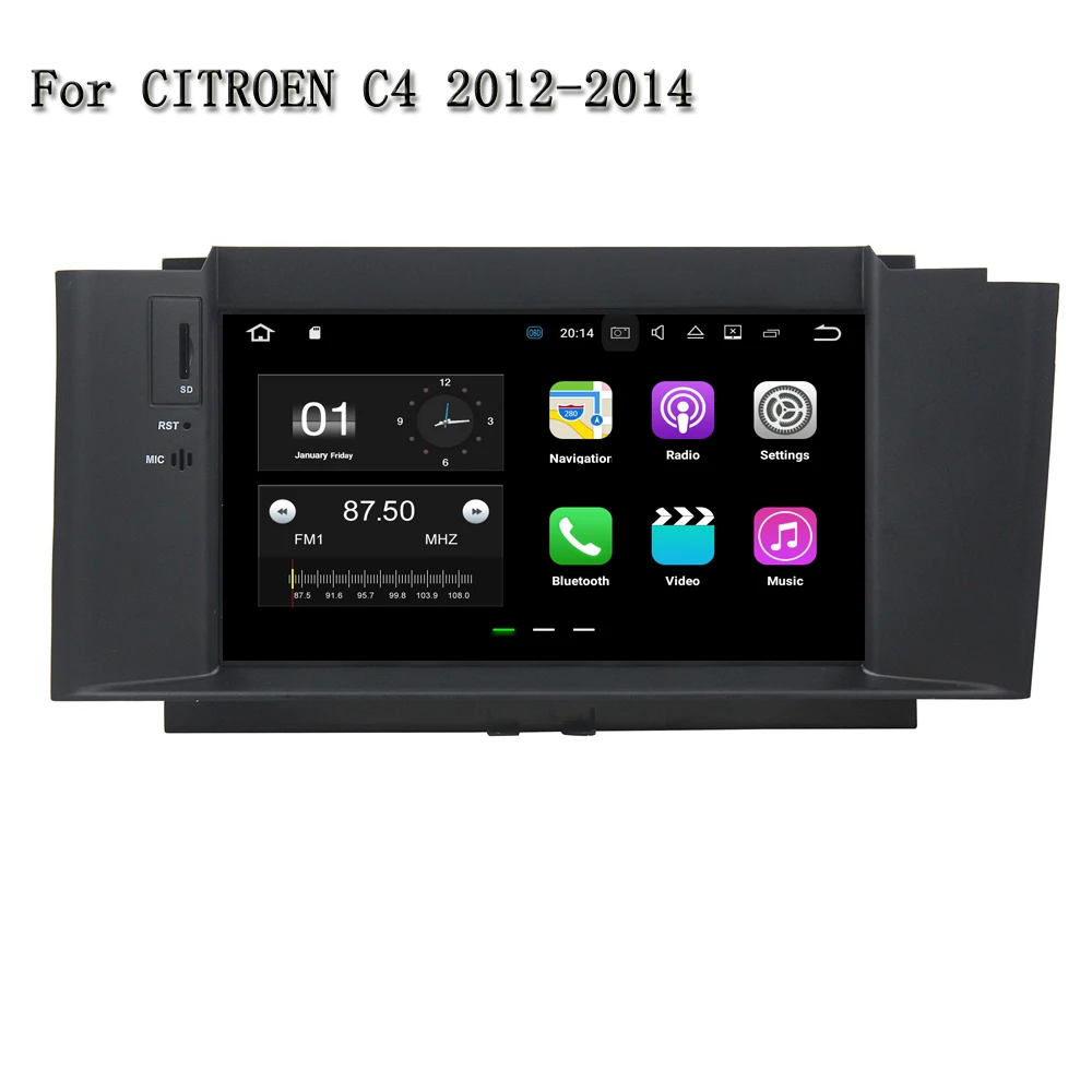 Android 8.1.0 RAM 2G ROM 16G Support 4G SIM Multimedia Head Unit For ...