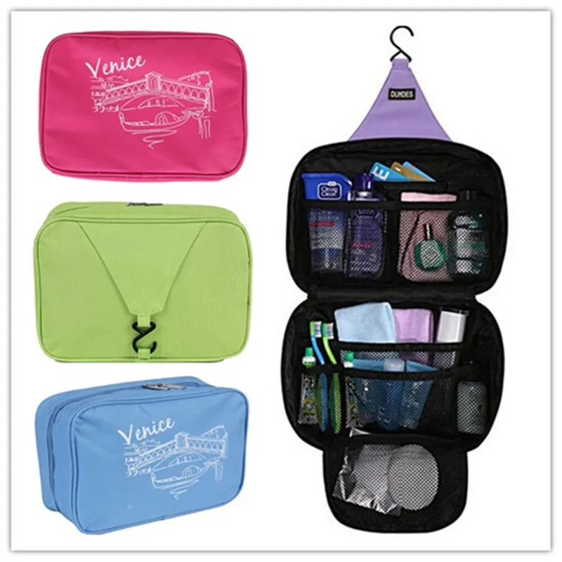 High Quality Portable Women Cosmetic Bags Waterproof Travel Toiletry Bag Organizer Pouch Hanging