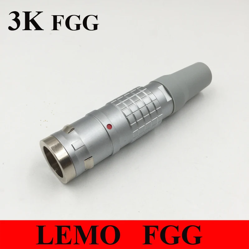 LEMO Connector FGG 3K 2 4 6 8 10 12 14 16 18 20 Pin Connector LEMO FGG.3K.3**.CLAD**Z Male Plug ...