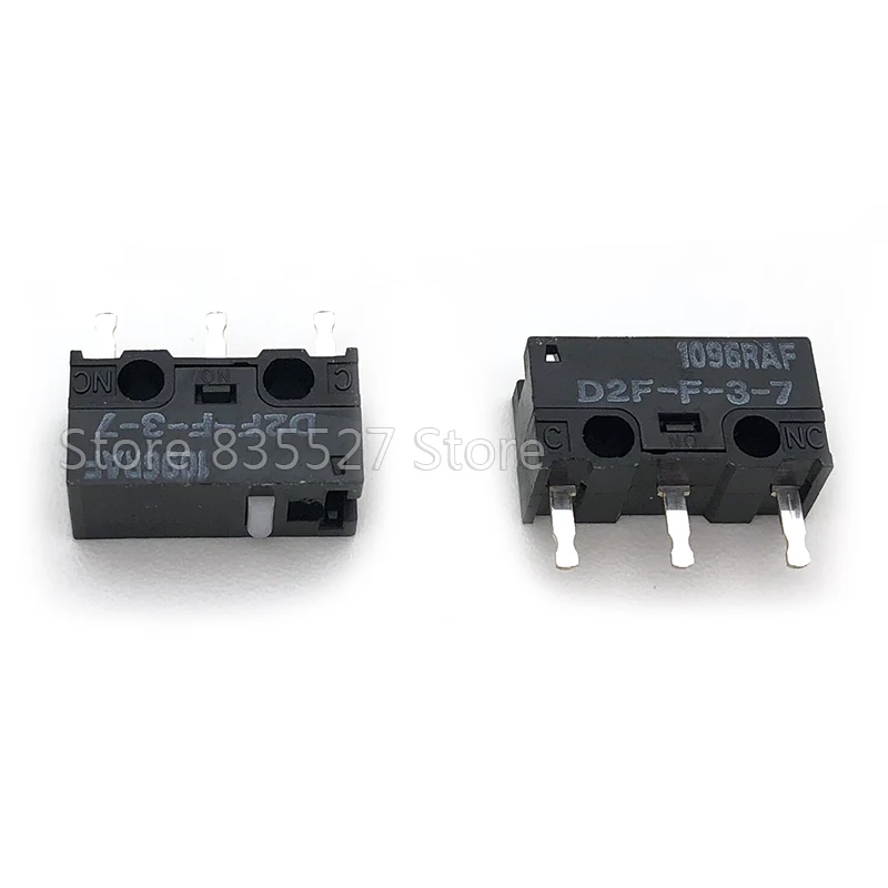 Original Japan OMRON Mouse Micro Switch D2F-F-3-7 White Spot Old - Red ...