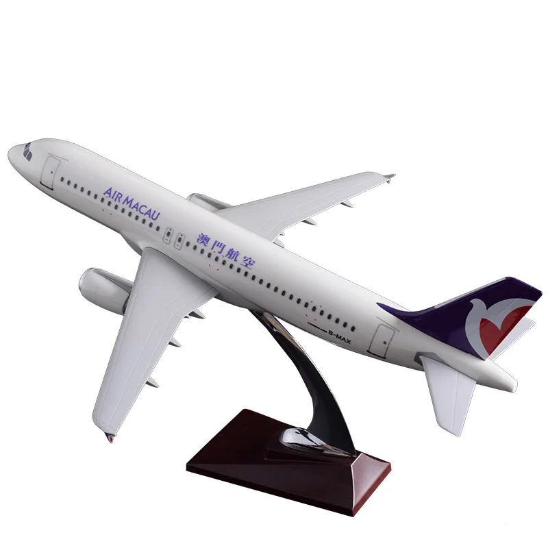 37cm Resin China Macau Airlines Airbus Model A320 Airplane Airways ...