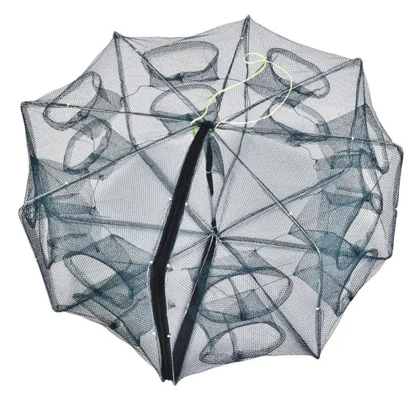8/16 hole Fishing Net Folded Portable Hexagon Automatic Fishing Shrimp ...