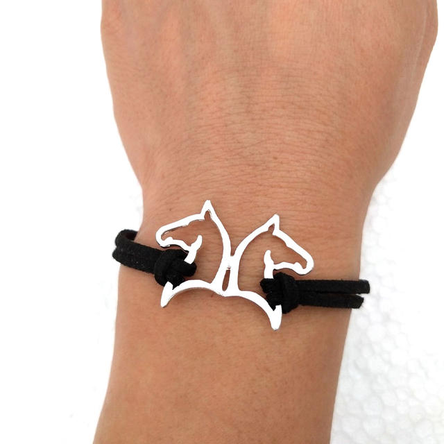 Double Horse Head Bracelet