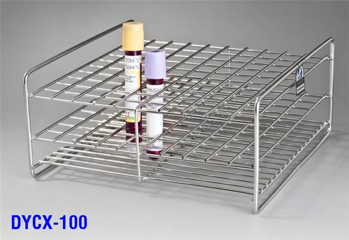 Blood Collection Tube Rack Stainless Steel Wire ,100 Holes High Quality ...