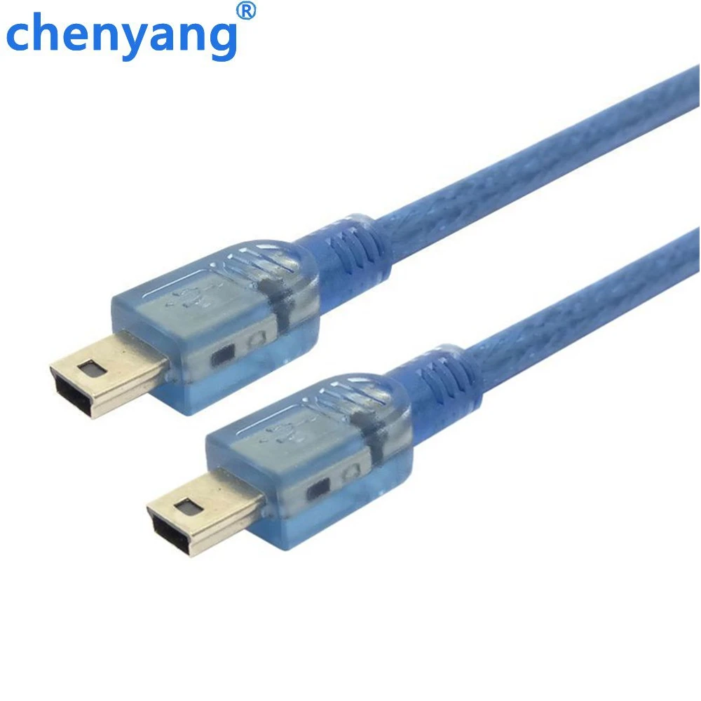 High Speed Short Mini USB 2.0 Male to Male Cable Mini USB 5 Pin to Mini ...
