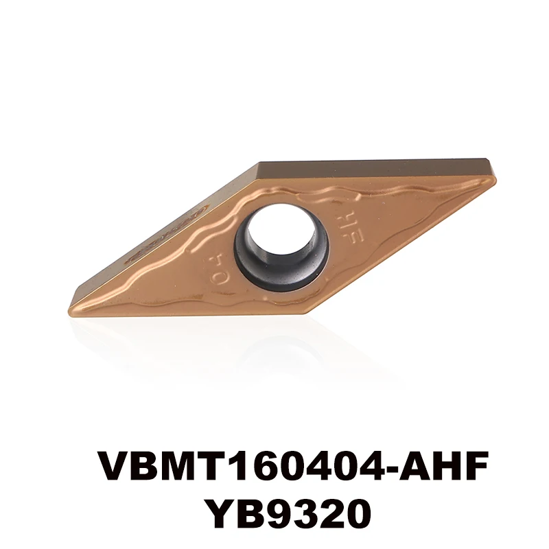 VBMT160404 AHF yb9320 스테인레스 스틸 p 타입 소재 카바이드 터닝 인서트 cnc 플레이트 vbmt160404 ...