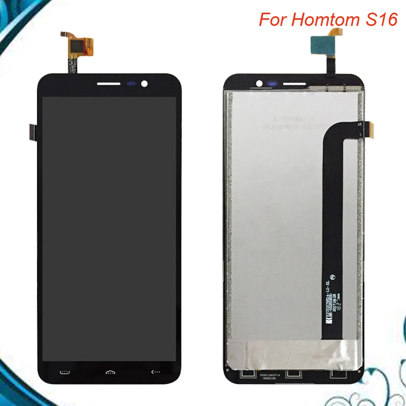 Black Color For Homtom S16 LCD Display + Touch Screen Assembly Perfect ...