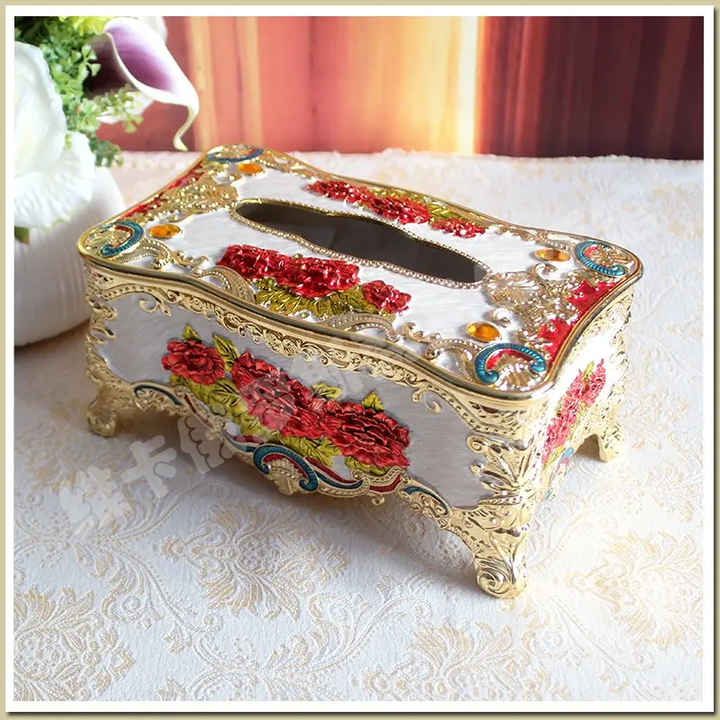 Russian wedding Home Furnishing enamel paper boxes European box box ...
