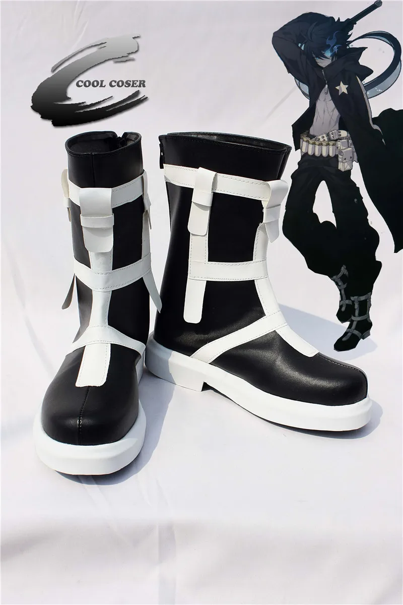 Japanese Anime VOCALOID ROCK SHOOTER LEN Cosplay Shoes MM1267 Custom ...