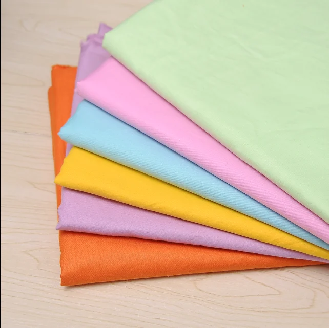40*50/6pcs Solid Color Cotton Fabric For Patchwork Quilts Fabric Bundle ...