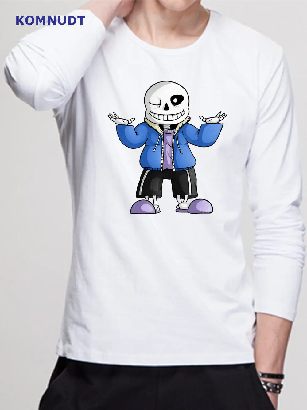 2018 Autumn Cartoon Games 3D Printed Undertale T Shirt Homme Men Hip ...