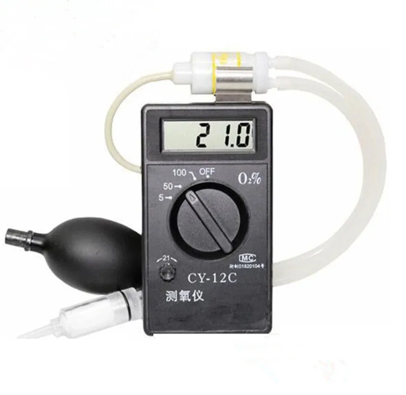 Professional Portable O2 Oxygen Concentration Content Tester Meter High Accuracy Oxygen Detector