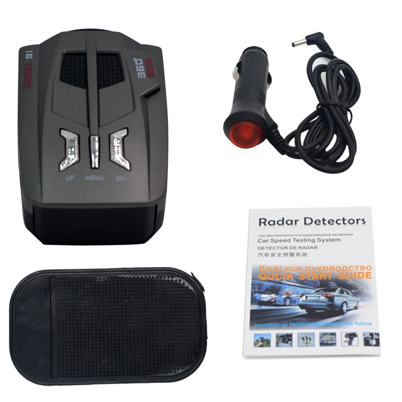 Excelvan V9 LED Car Radar Detector 360 Degree Trucker Vehicle Speed ...