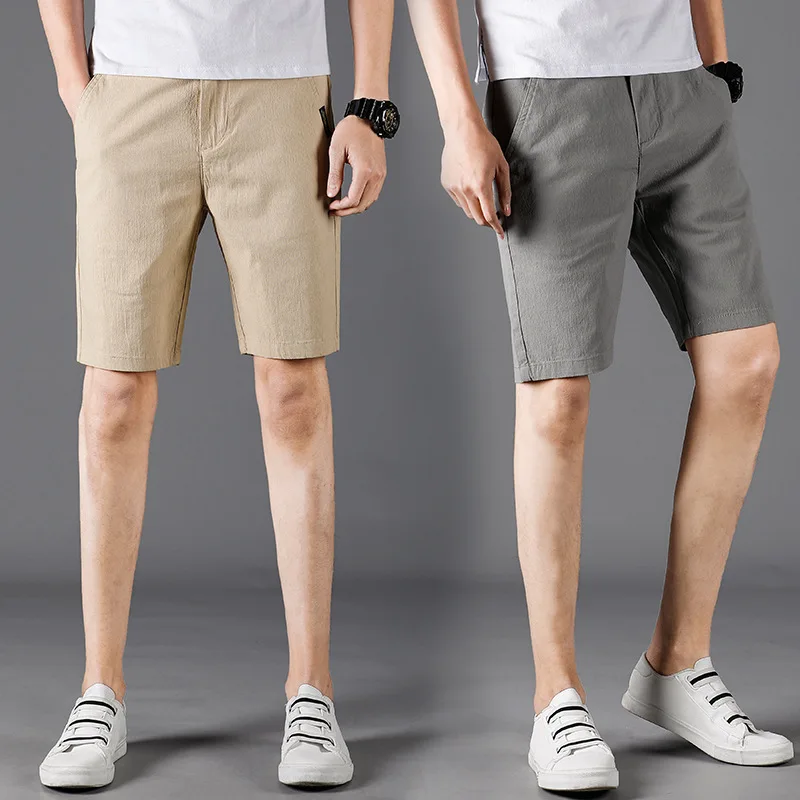 Amazing Summer Men Short Pants Casual Super Elasticity Slim fit Anti ...