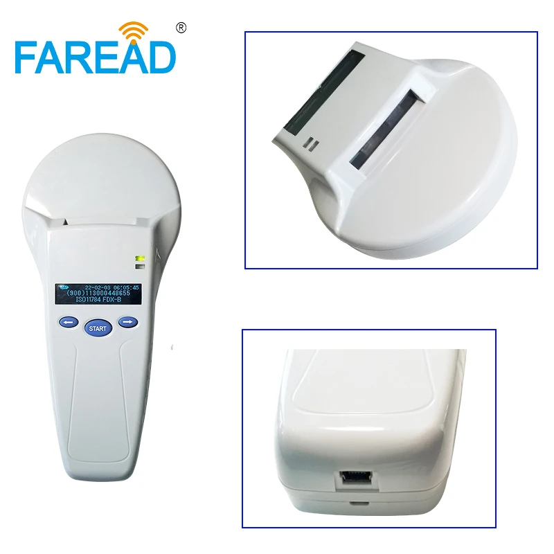 FRD5100N Portable BT pet ID Reader ISO standard cow FDX B HDX chip ...