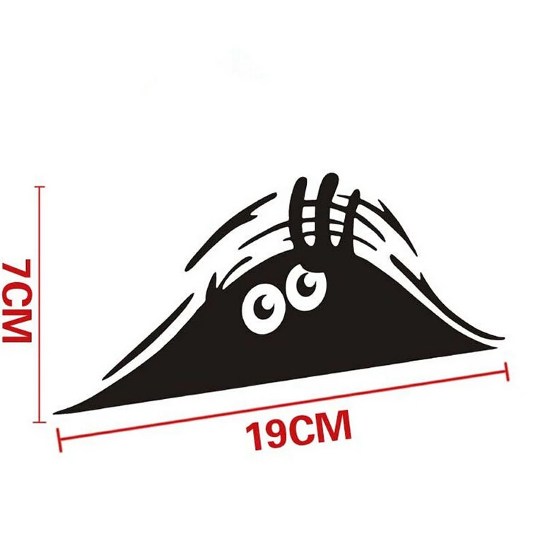 Car Styling Accessories Reflective Waterproof Fashion Funny Peeking