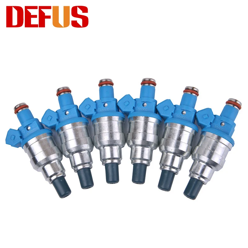 6 pcs DEFUS Fuel Injectors 550cc High Flow Rate Injection For Racing ...