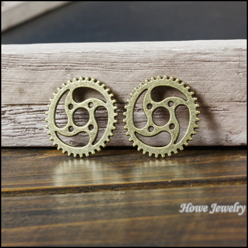 Colgante Vintage de 50 piezas, engranaje Steampunk, Bronce Antiguo ...