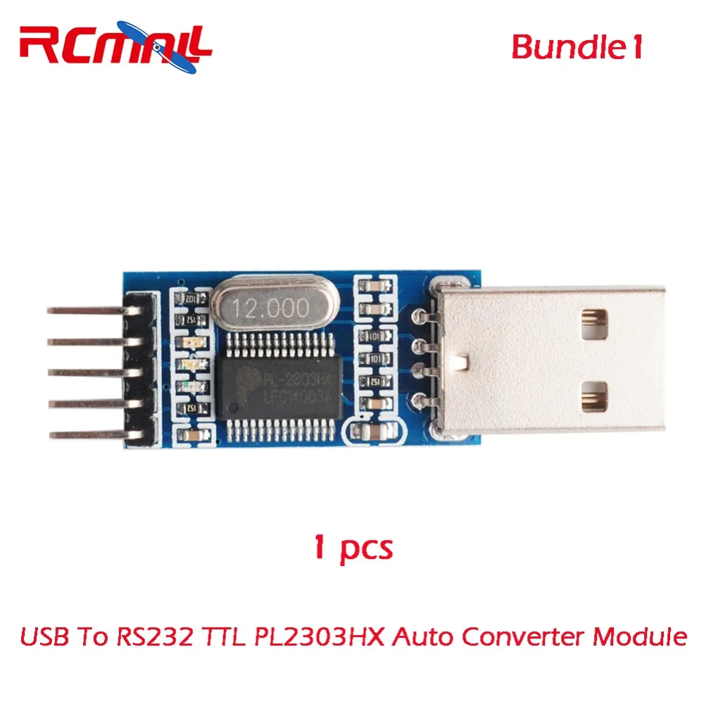 RCmall módulo convertidor automático USB a RS232 TTL PL2303HX, adaptador para Arduino iBeacon ...