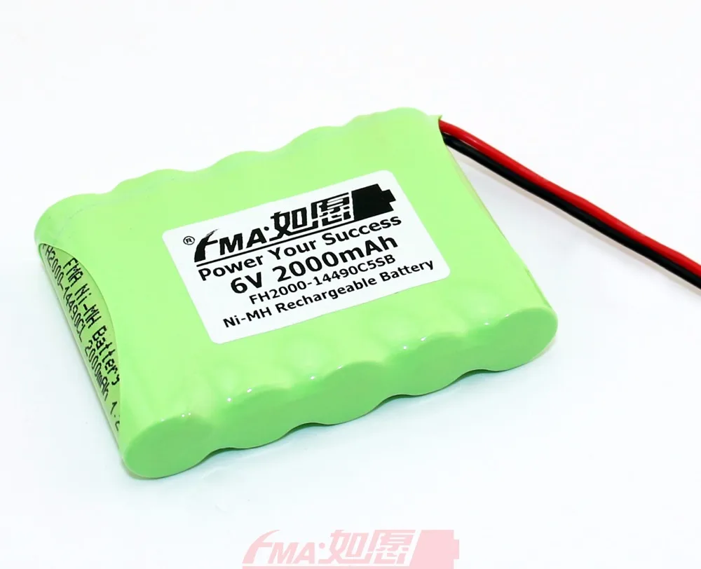 NiMH AA 6V 2000mAH Rechargeable Battery Replace for BA225030 inside ...